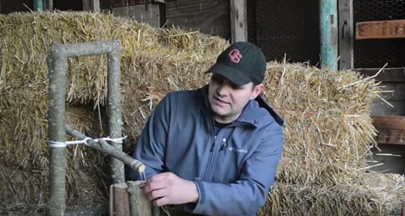 Shawn Woods Demonstrates a Spanish Windlass Snare | The Survival Gardener