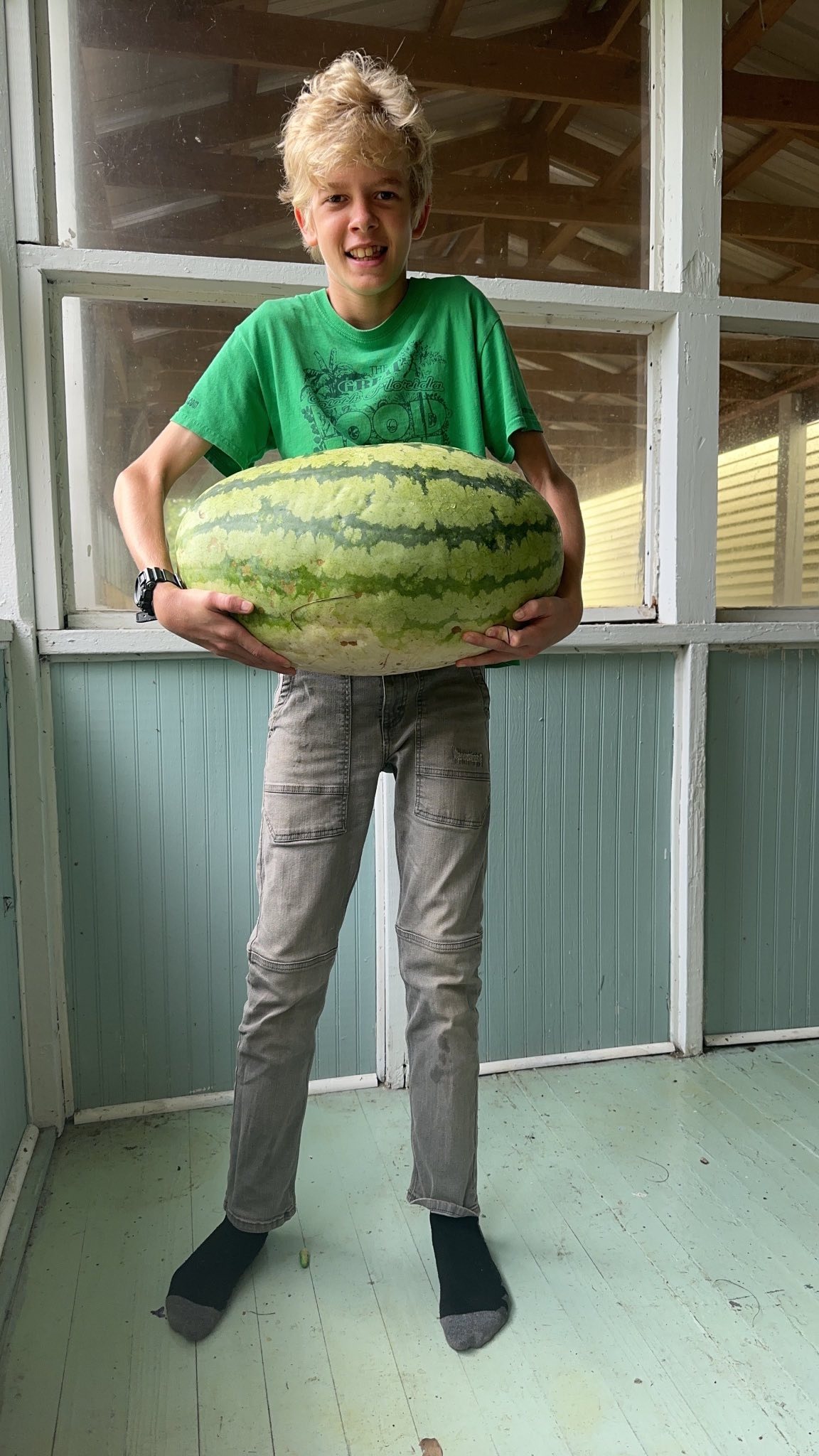 26lb Pink-Fleshed Watermelon (and a 45lb Monster Melon) | The Survival ...